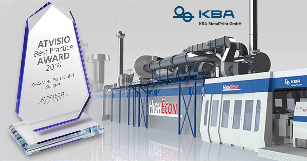 ATVISIO Award 2016 geht an KBA-MetalPrint GmbH | ATVISIO