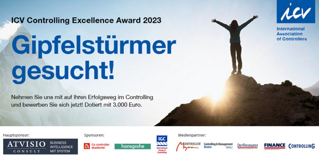 ICV Controlling Excellence Award 2023 – Jetzt bewerben | ATVISIO
